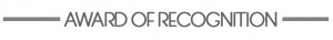 Award of Recognition June 2026